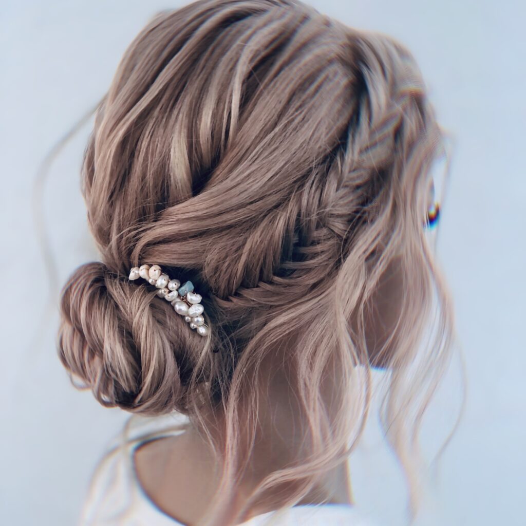 Jill Hair Comb Gold - Bruidskam & Haaraccessoire van SallyJaneBridal